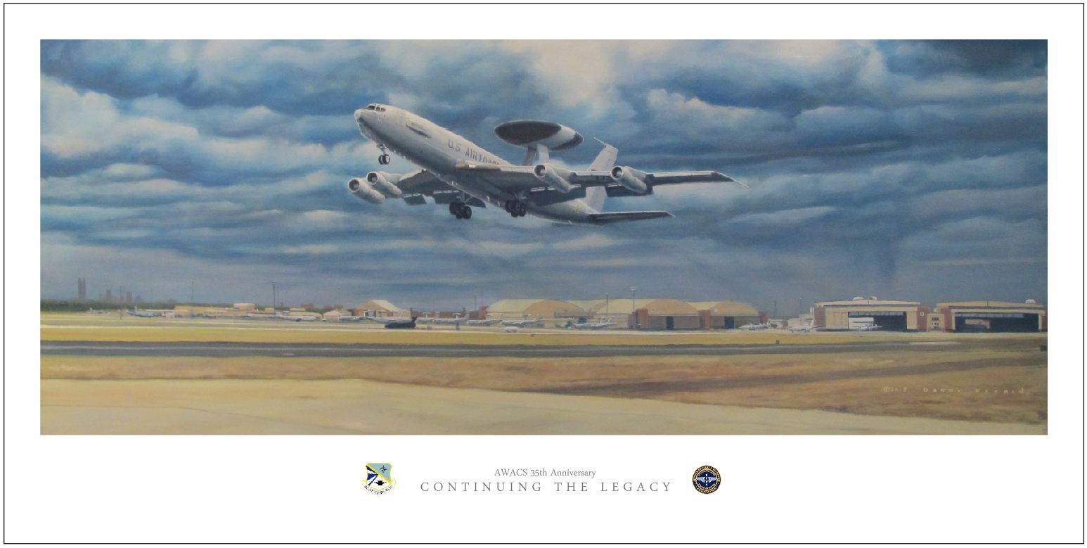 AEWA - 35th AWACS Anniversary Print